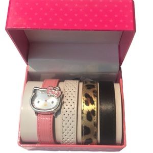 Hello Kitty | Jewelry | Nwt Hello Kitty Watch With Interchangeable ...